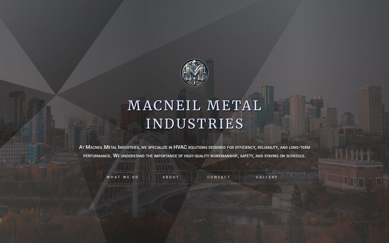 Macneil Metal | Edmonton Commercial and Residential HVAC Construction.